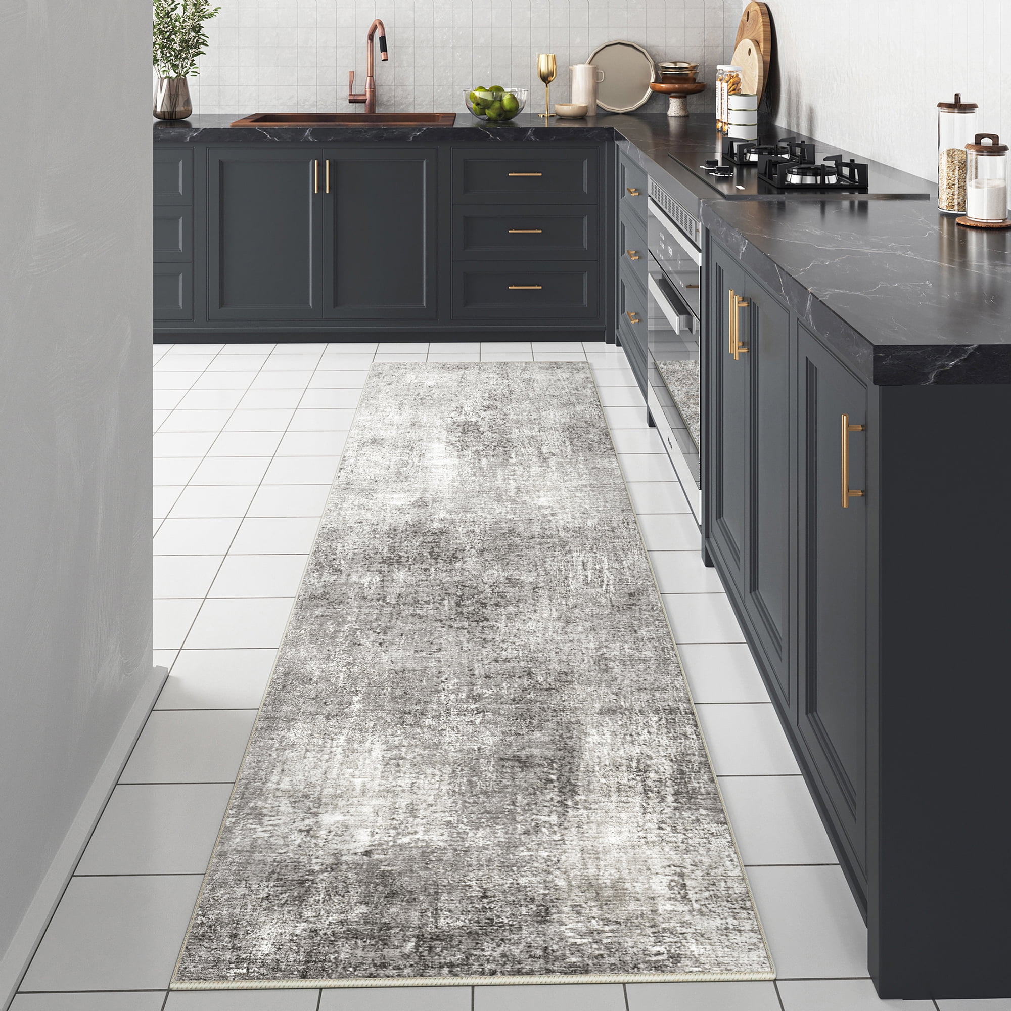 BERTHMEER 2'x8' Washable Runner Rugs for Hallway Kitchen Entryway Non ...