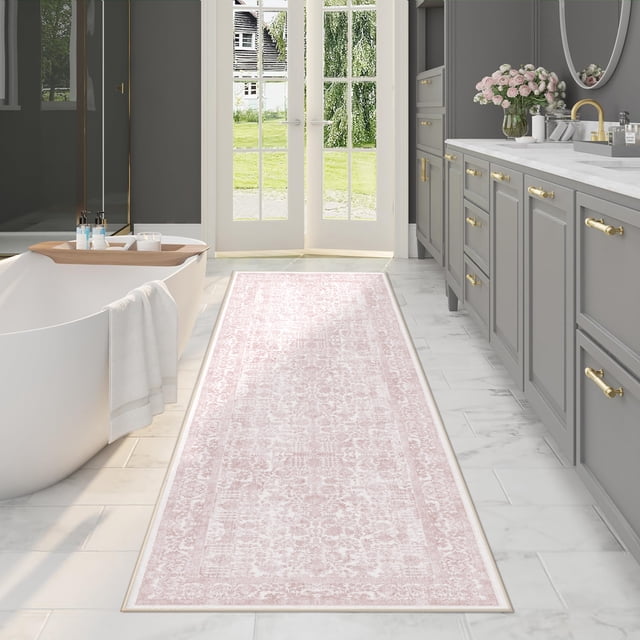 BERTHMEER 2'x8' Washable Runner Rugs for Hallway Kitchen Entryway Non ...