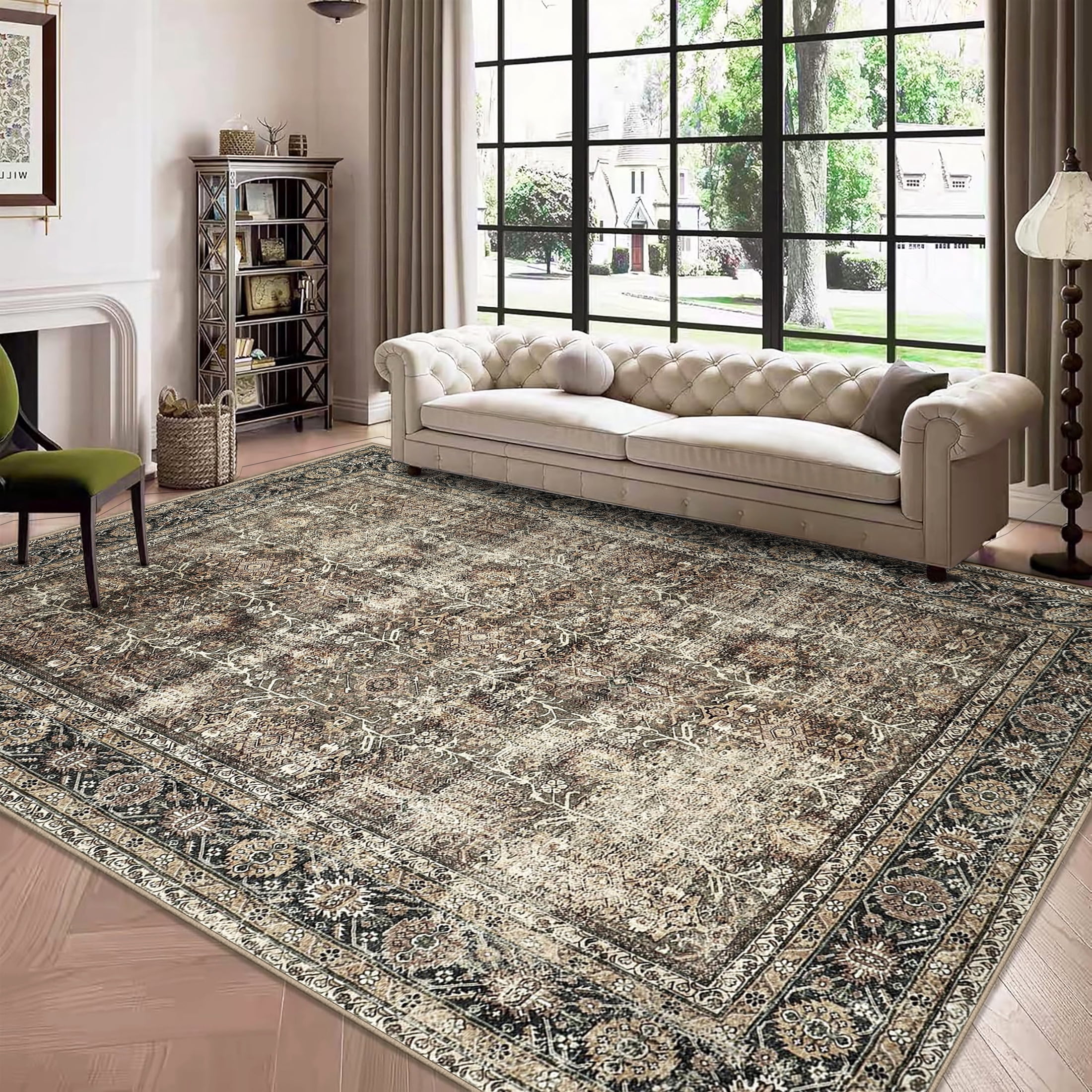 BERTHMEER 3'x5' Small Area Rugs for Entryway Office indoor Washable ...