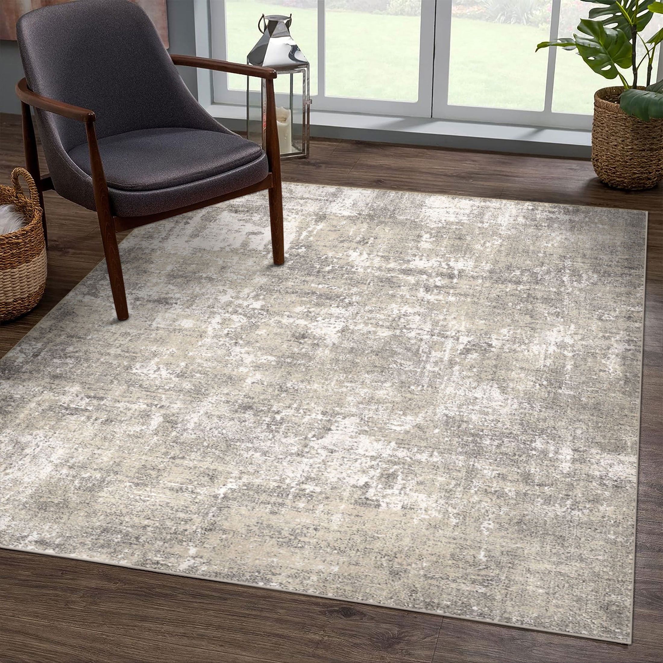 BERTHMEER 4'x6' Abstract Area Rugs for Living Room Entryway Office ...