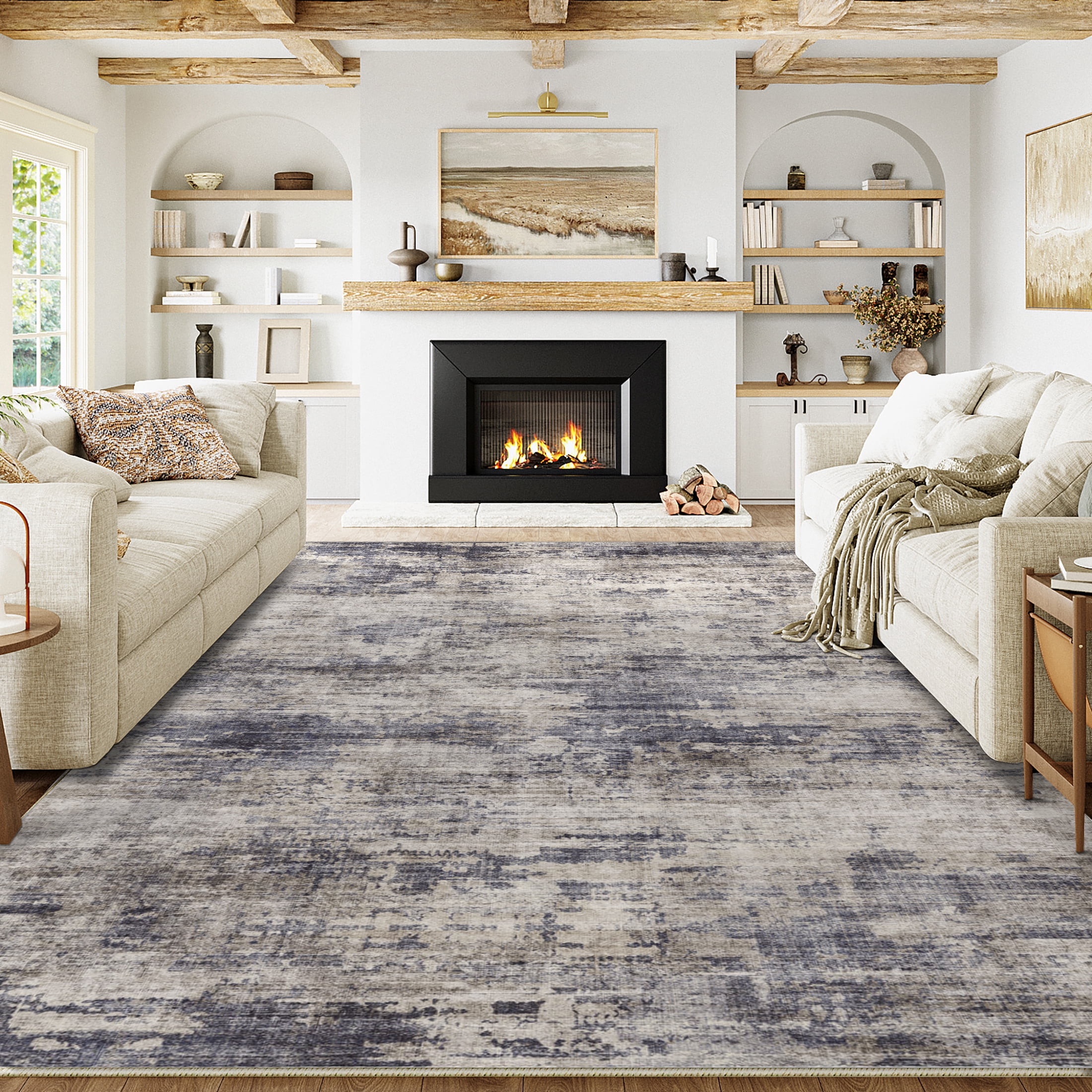 BERTHMEER 5'x7' Area Rugs for Living Room Bedroom Dining Room Farmhouse ...