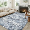 BERTHMEER Modern Abstract Area Rug 5' x 7', Non-Slip, Machine Washable ...