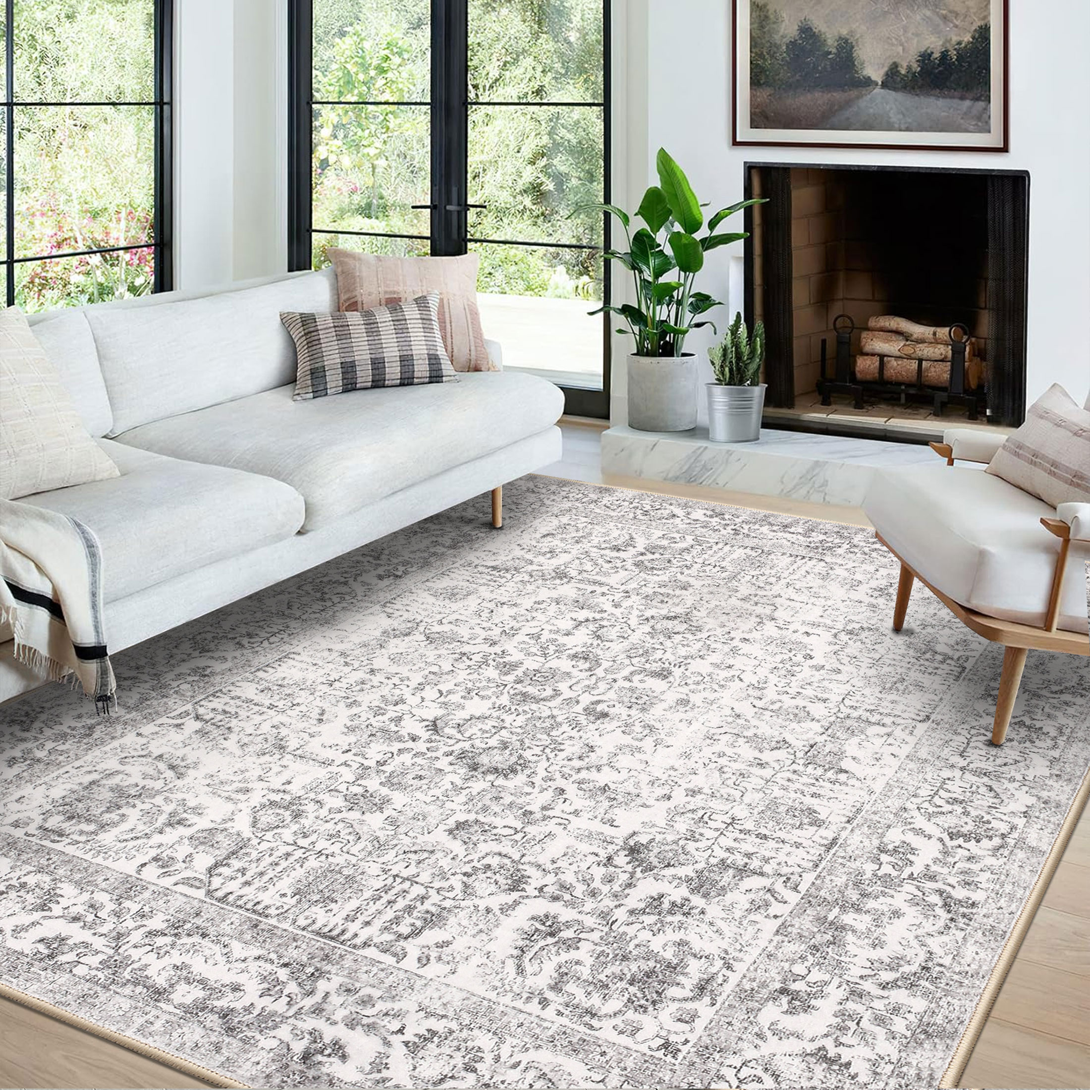 5'x7' Area Rugs Clerance for Living Room Bedroom Farmhouse Vintage ...