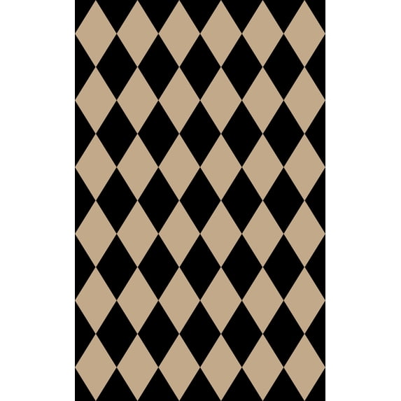 BERTHMEER 5'x8' Outdoor Rugs Waterproof Plastic Rugs Checkered Patio ...