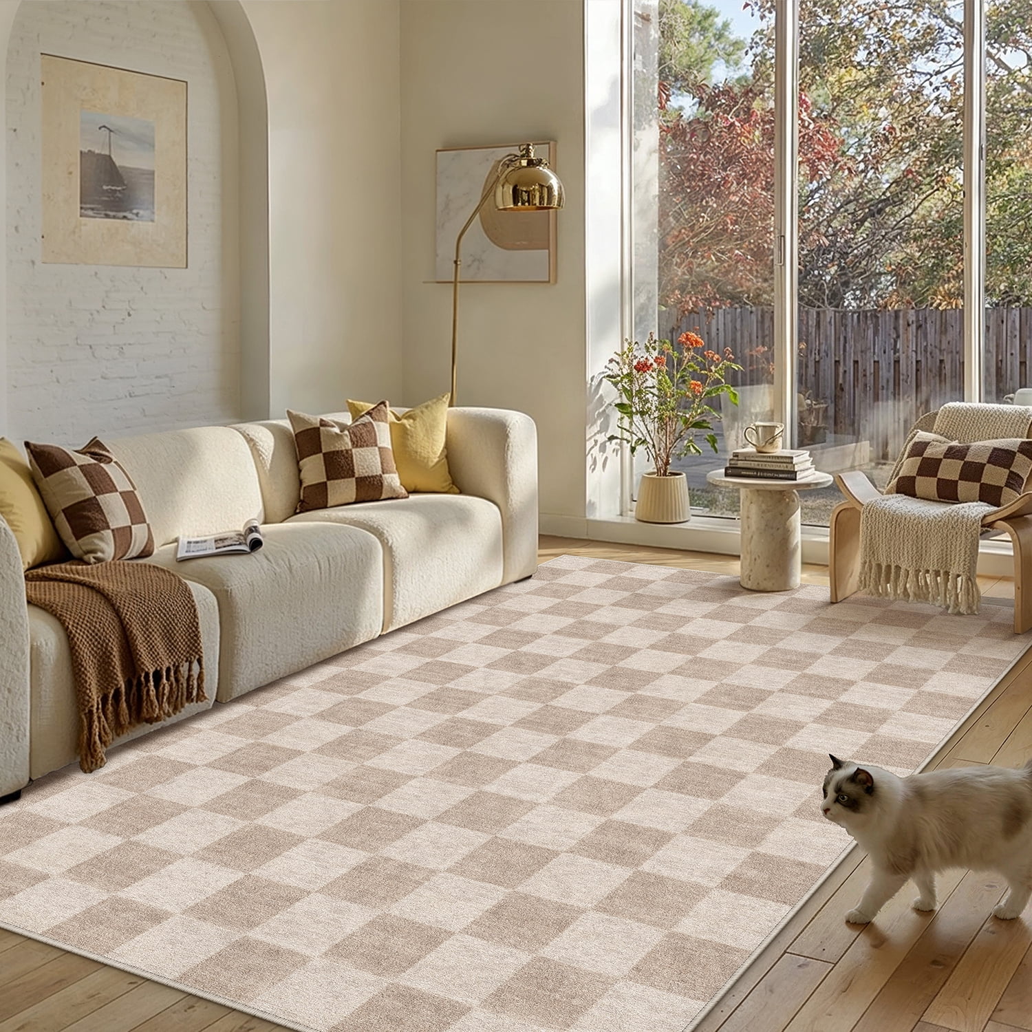 BERTHMEER 6'x9' Area Rugs for Living Room Dining Room Bedroom Farmhouse ...