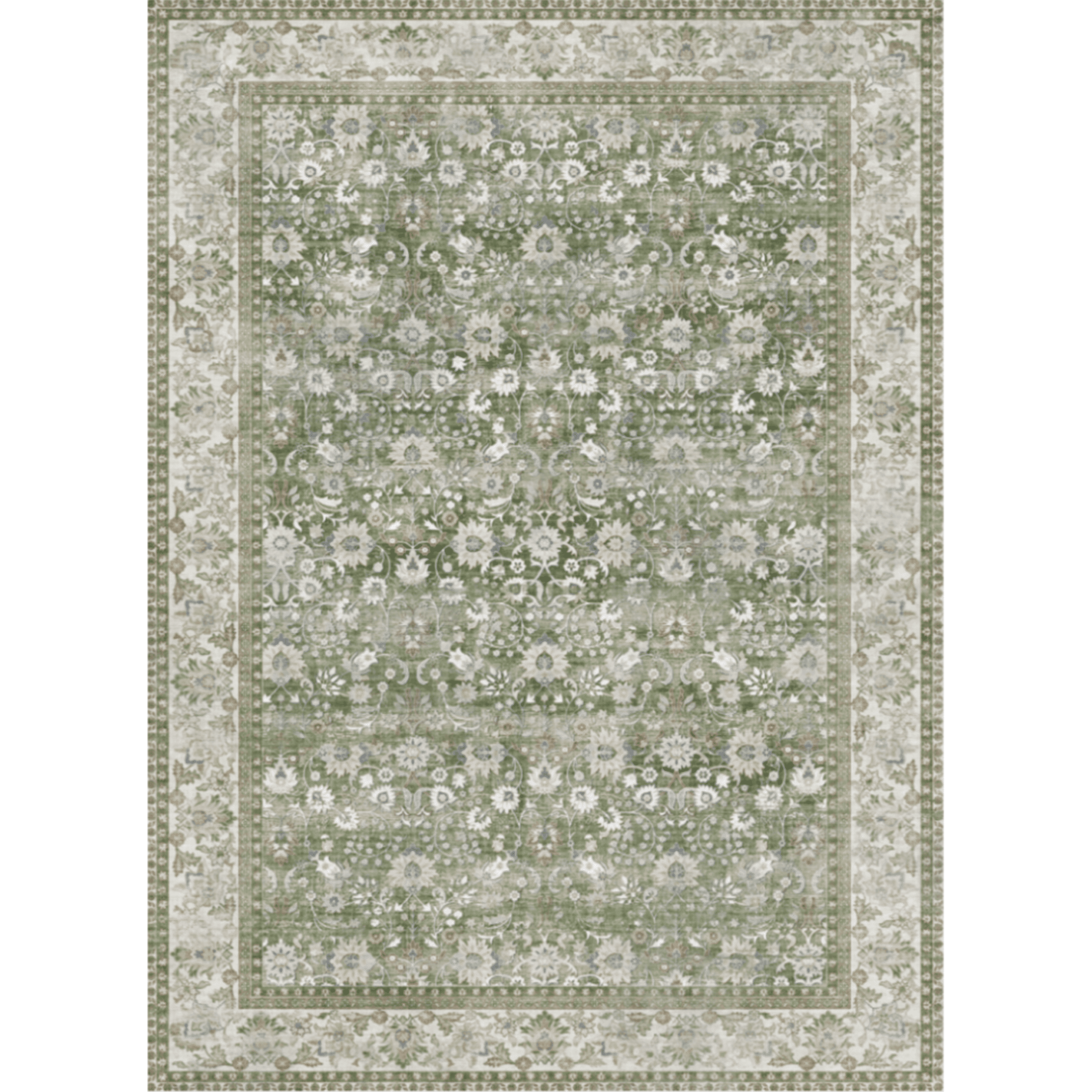 BERTHMEER 6'x9' Washable Area Rugs for Living Room Bedroom Kitchen Non ...
