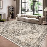 BERTHMEER 8'x10' Area Rugs Gray Rugs for Living Room Bedroom Dining ...