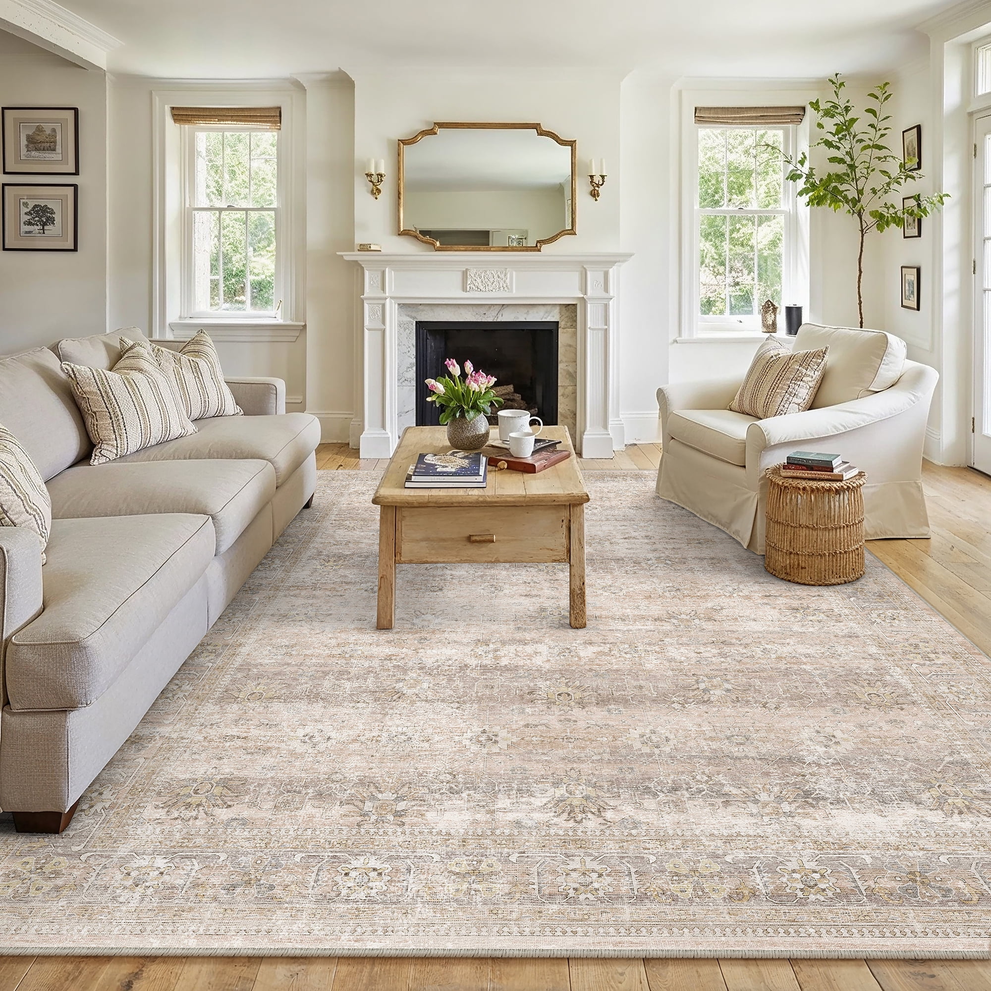 BERTHMEER 8'x10' Area Rugs for Living Room Bedroom Office Dining Room ...