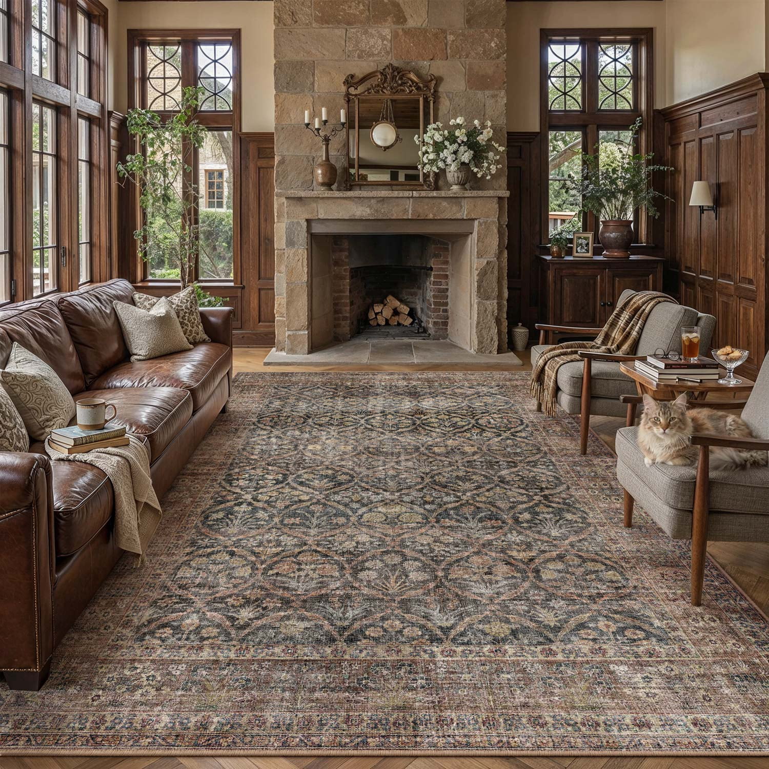 BERTHMEER 8'x10' Area Rugs for Living Room Bedroom Office Dining Room ...