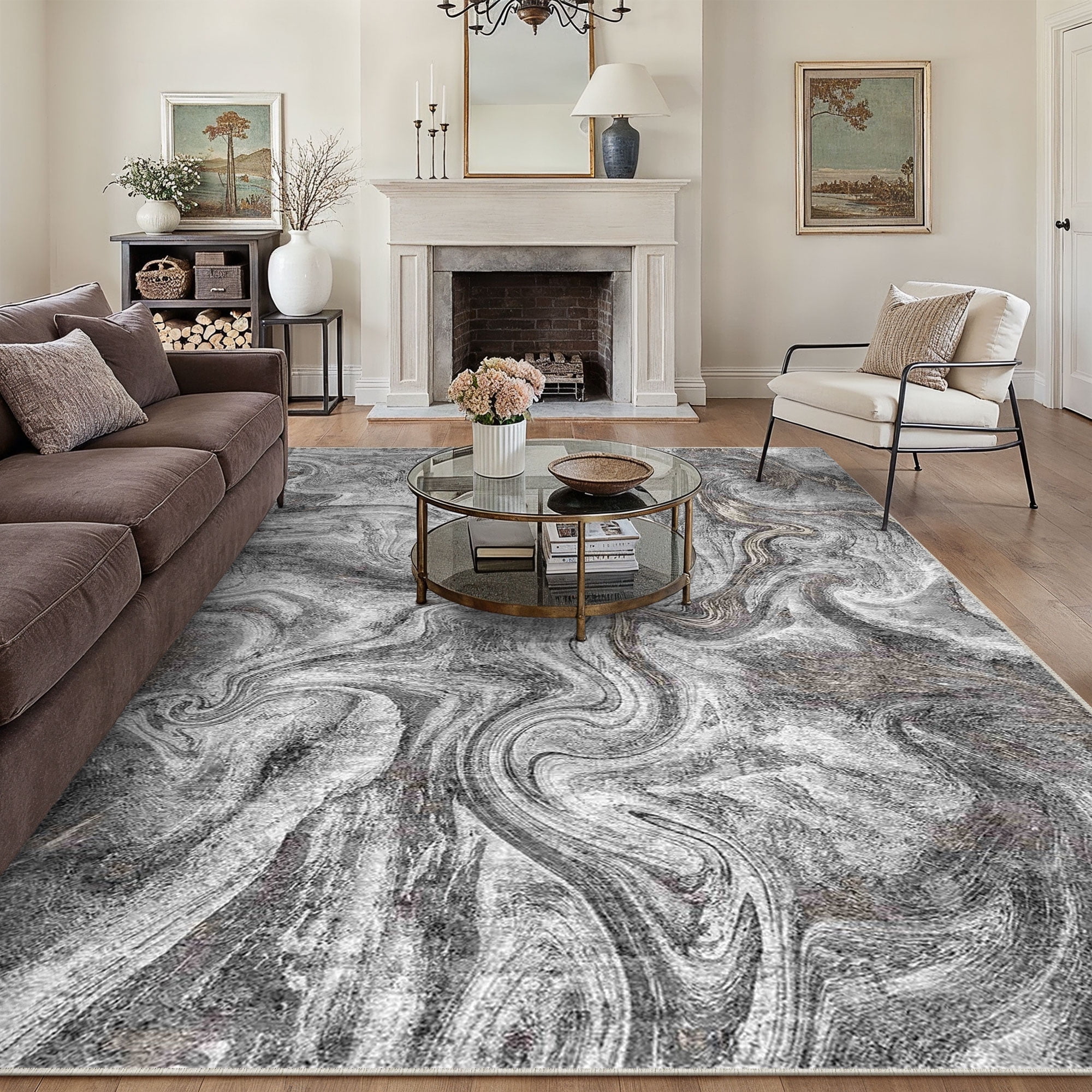BERTHMEER 8'x10' Area Rugs Rugs for Living Room Bedroom Office ...