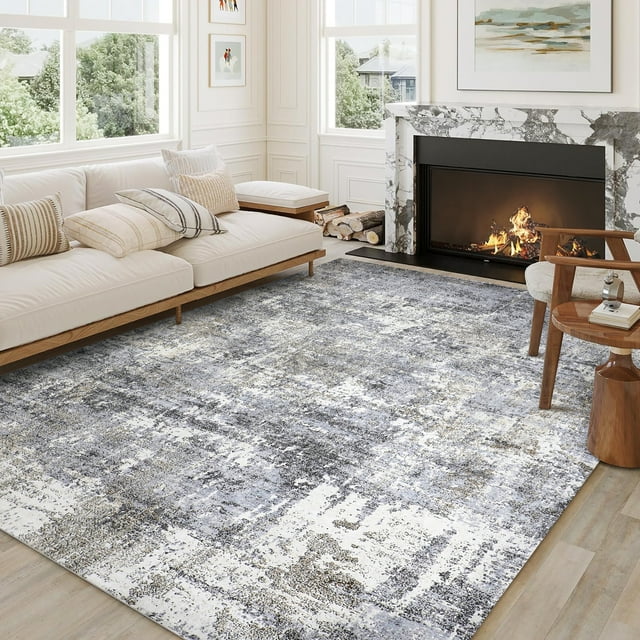 BERTHMEER 8'x10' Large Abstract Area Rugs for Living Room Bedroom ...
