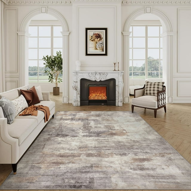 BERTHMEER 8'x10' Large Area Rugs Abstract Rugs for Living Room Bedroom ...