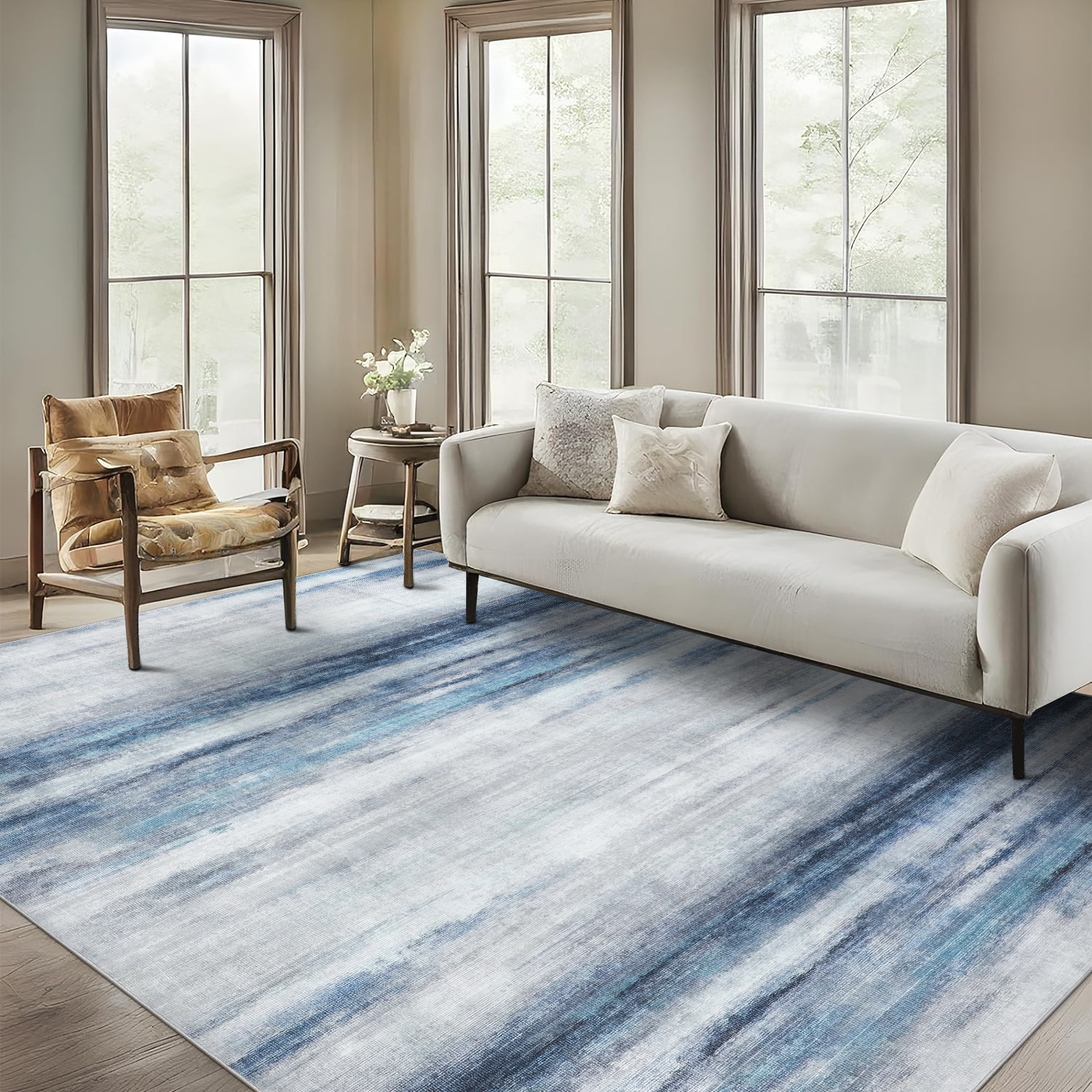 BERTHMEER 8'x10' Large Area Rugs Modern Abstract Rugs for Living Room ...
