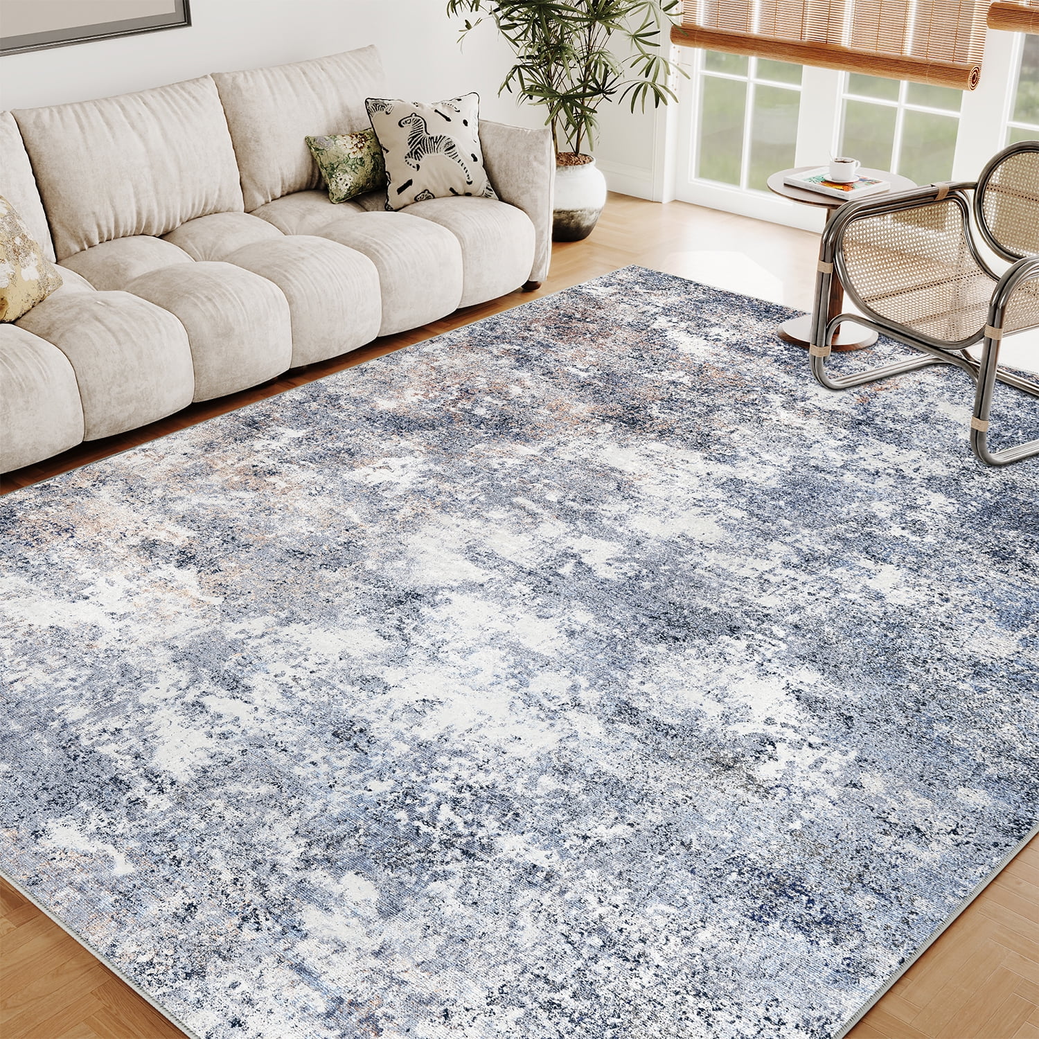 BERTHMEER 8'x10' Large Area Rugs for Living Room Bedroom Dining Room ...