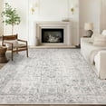 BERTHMEER 8'x10' Washable Large Area Rugs indoor Vintage Oriental ...
