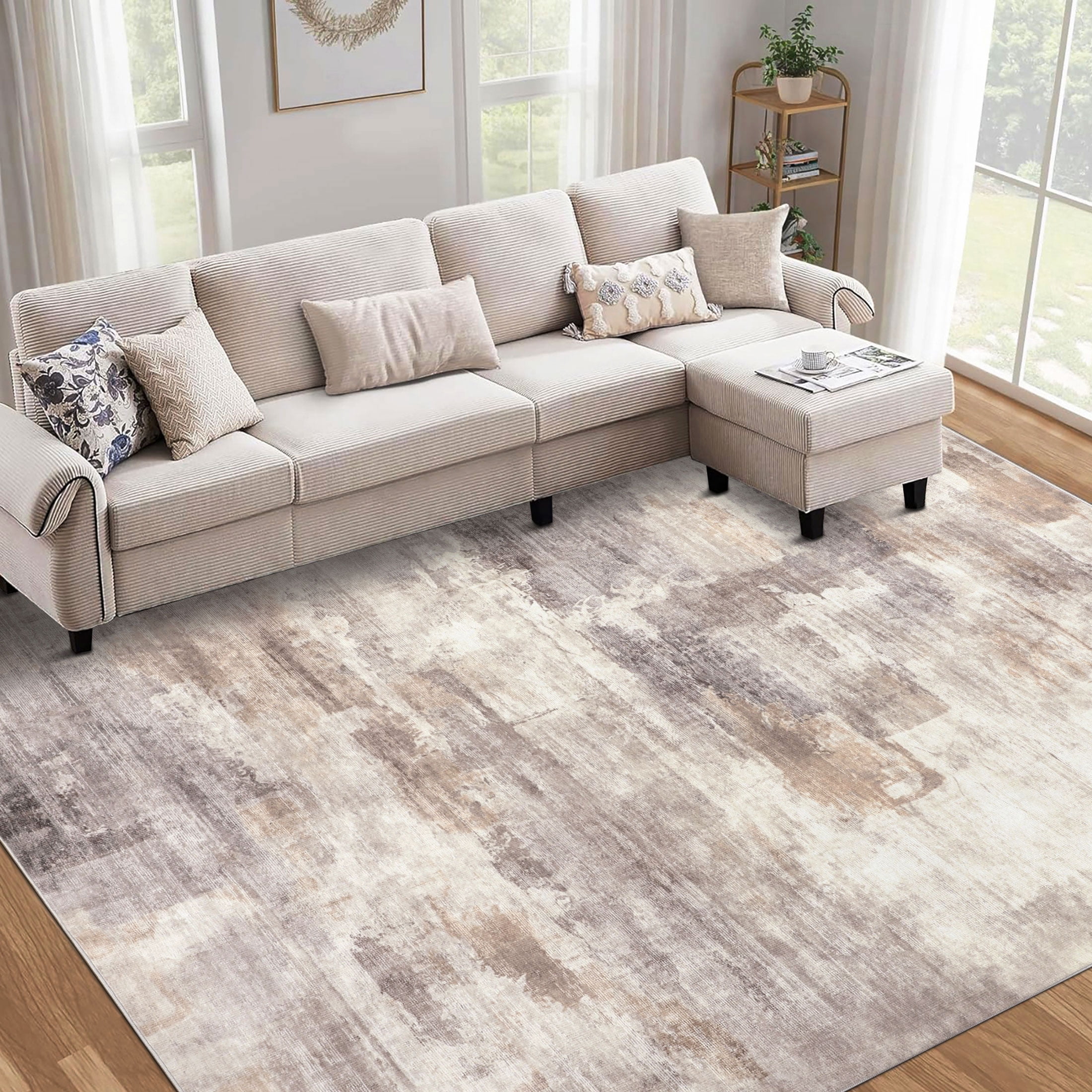 BERTHMEER 9'x12' Large Abstract Area Rugs Modern Contemporary Rugs for ...