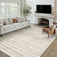 BERTHMEER Large Brown Area Rugs 9'x12' Clearance for Living Room ...