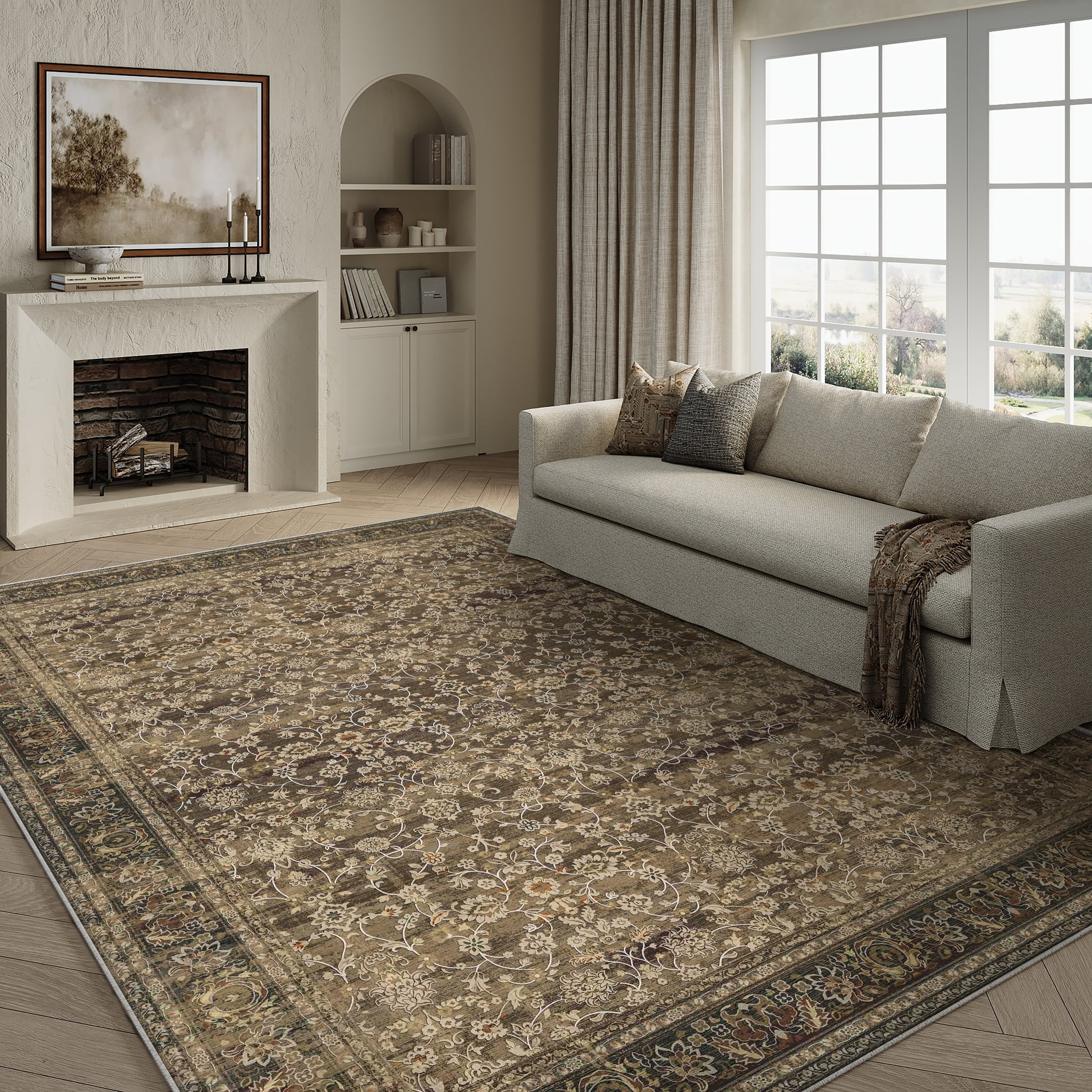 BERTHMEER Small Area Rugs 3'x5' for Bathroom Kitchen Bedroom Entryway ...