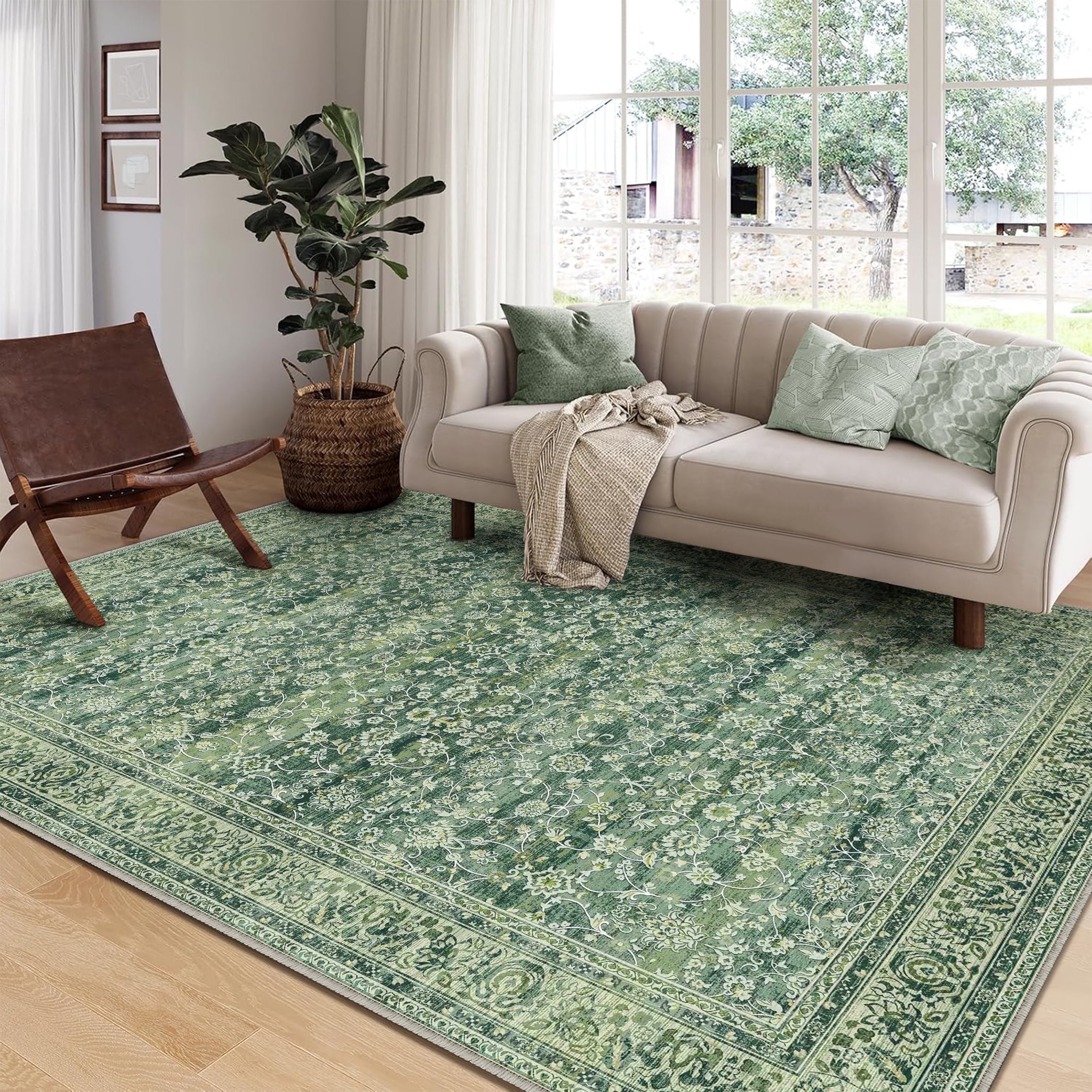 BERTHMEER Small Area Rugs 3'x5' for Bathroom Kitchen Bedroom Entryway ...