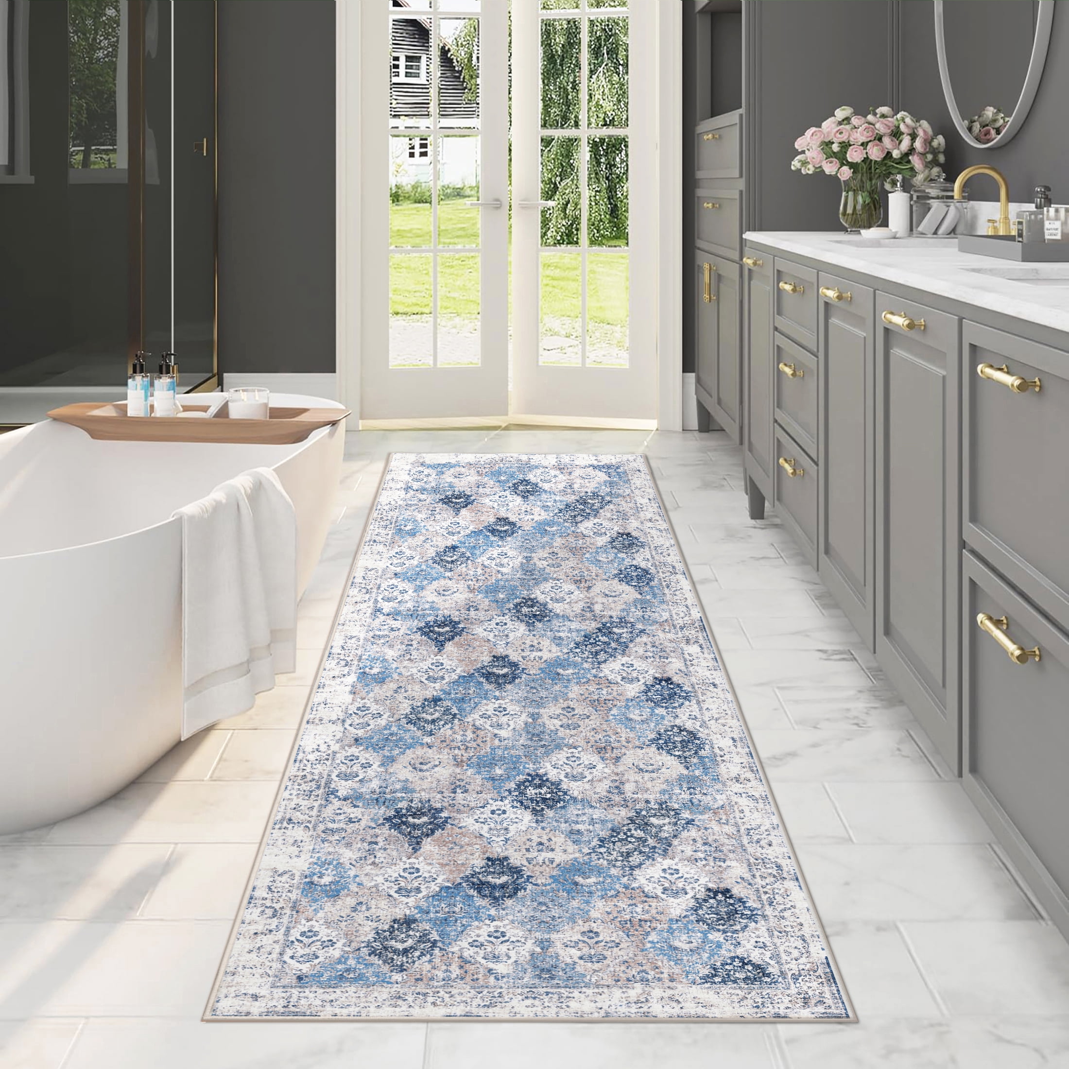 BERTHMEER Washable 2'x8' Runner Rugs for Kitchen Entryway Hallway ...