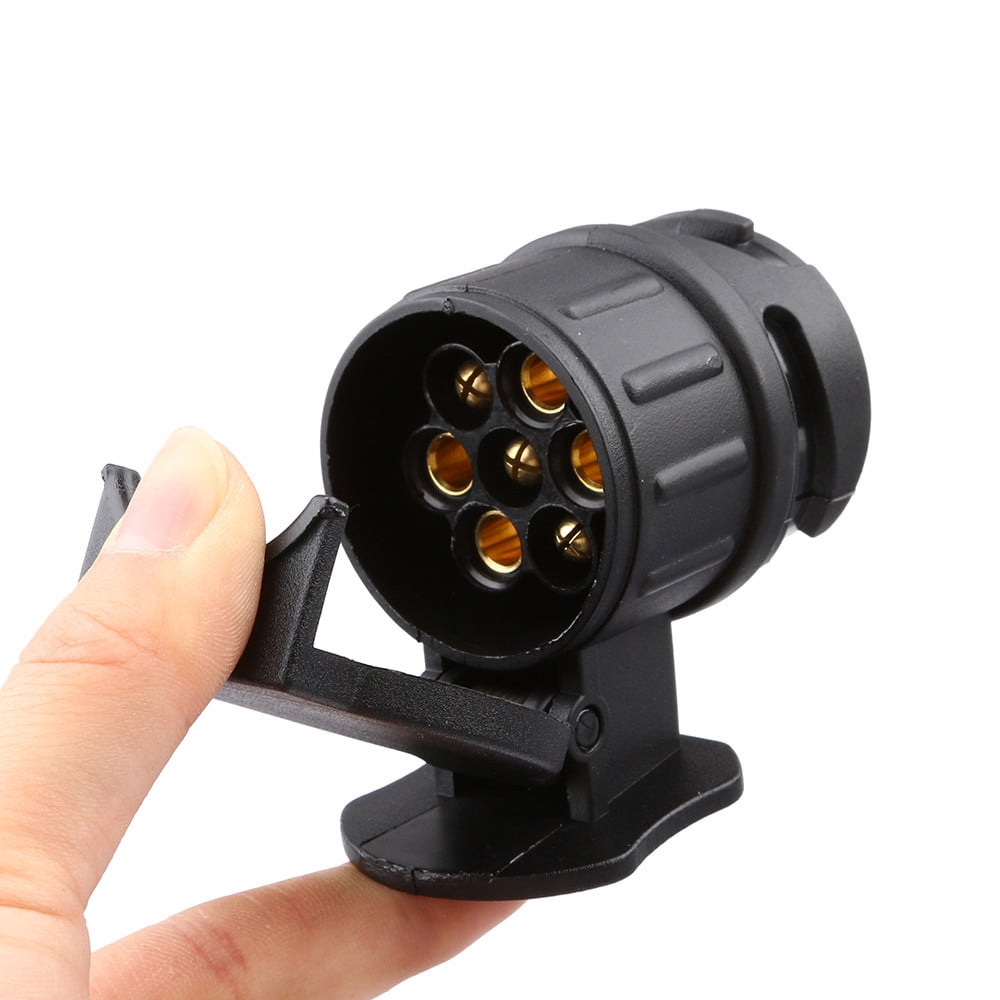 BERYWOLKS Car Trailer Truck 13 Pin to 7 Pin Plug Adapter Converter Tow ...