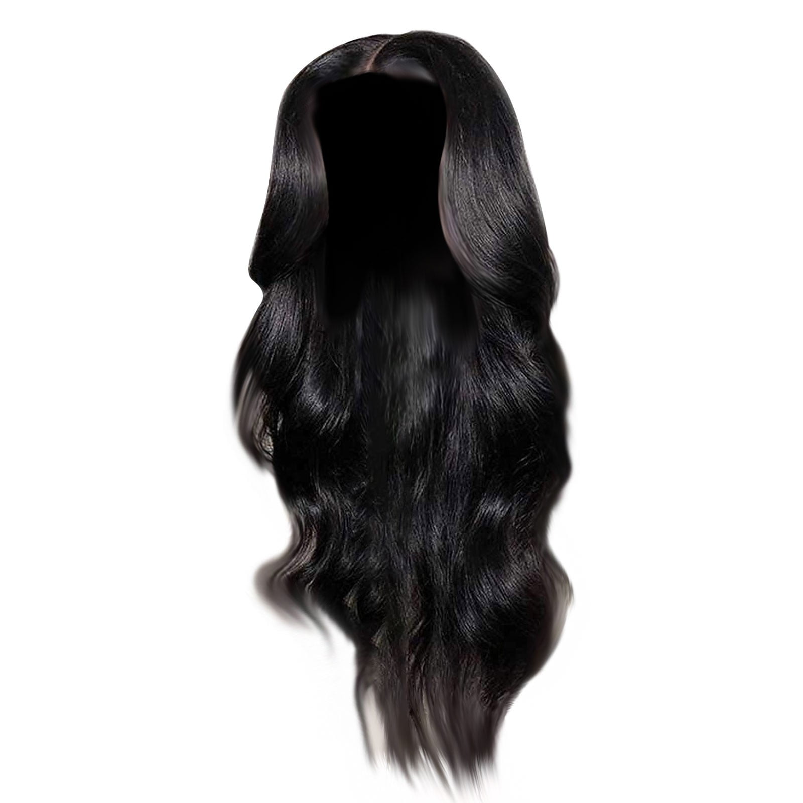 BERYWOLKS Front Lace Wig, Medium Split Large Long Curly Hair, Glue Heat ...