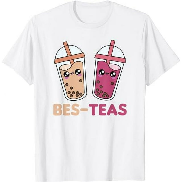 BES-TEAS - Best Friends Bubble Tea Kawaii Boba Tea Love T-Shirt ...