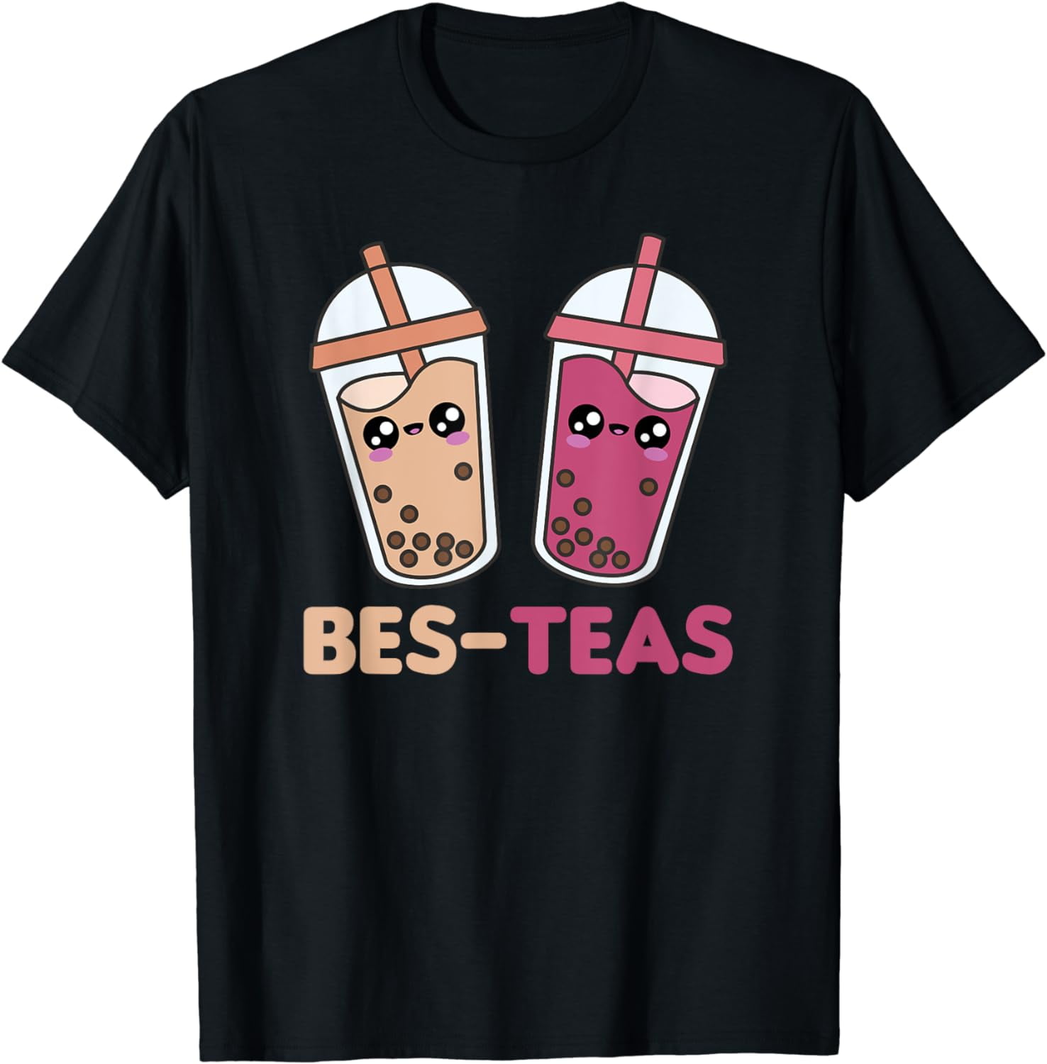 BES-TEAS - Best Friends Bubble Tea Kawaii Boba Tea Love T-Shirt ...