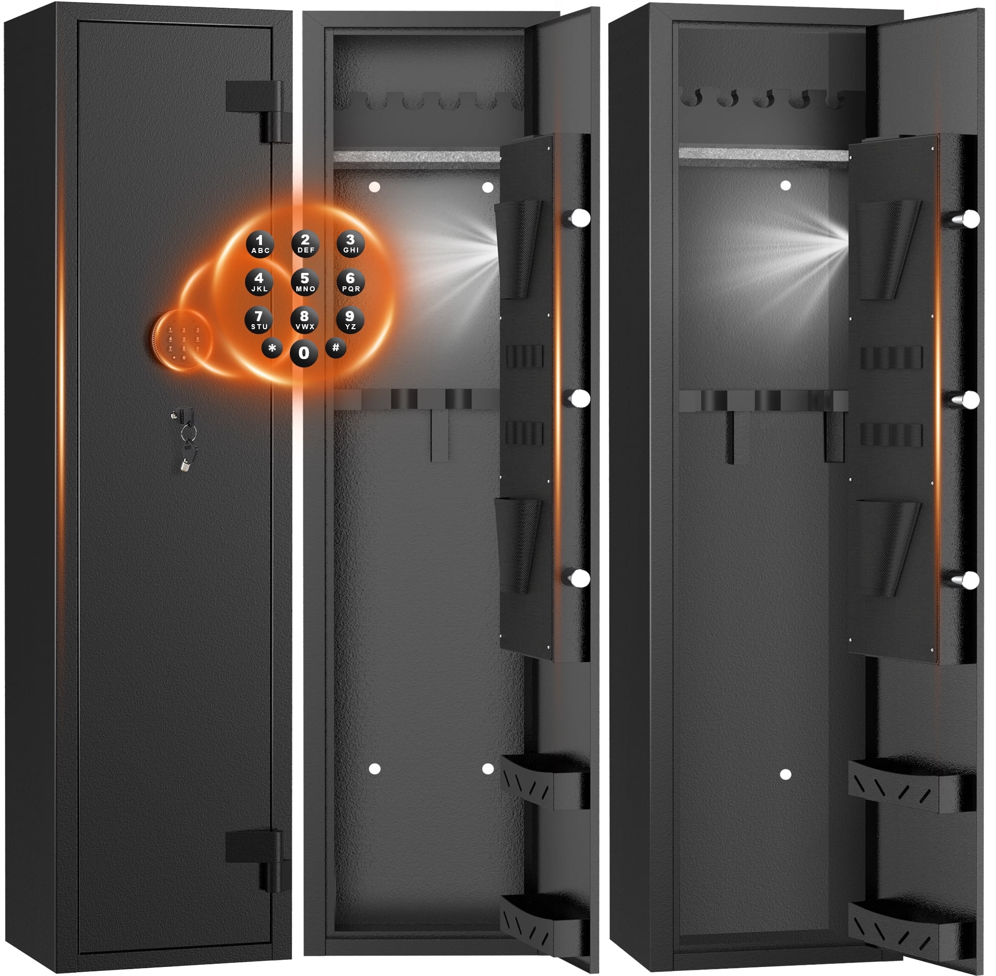 Customer reviews for BESAFETY 5-7 Long Gun Safes, Gun Cabinets for Home ...