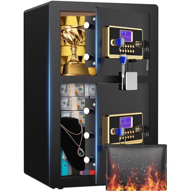 Honeywell Safes, 1.1 Cu ft, Low Profile Steel Security Safe with Hotel ...