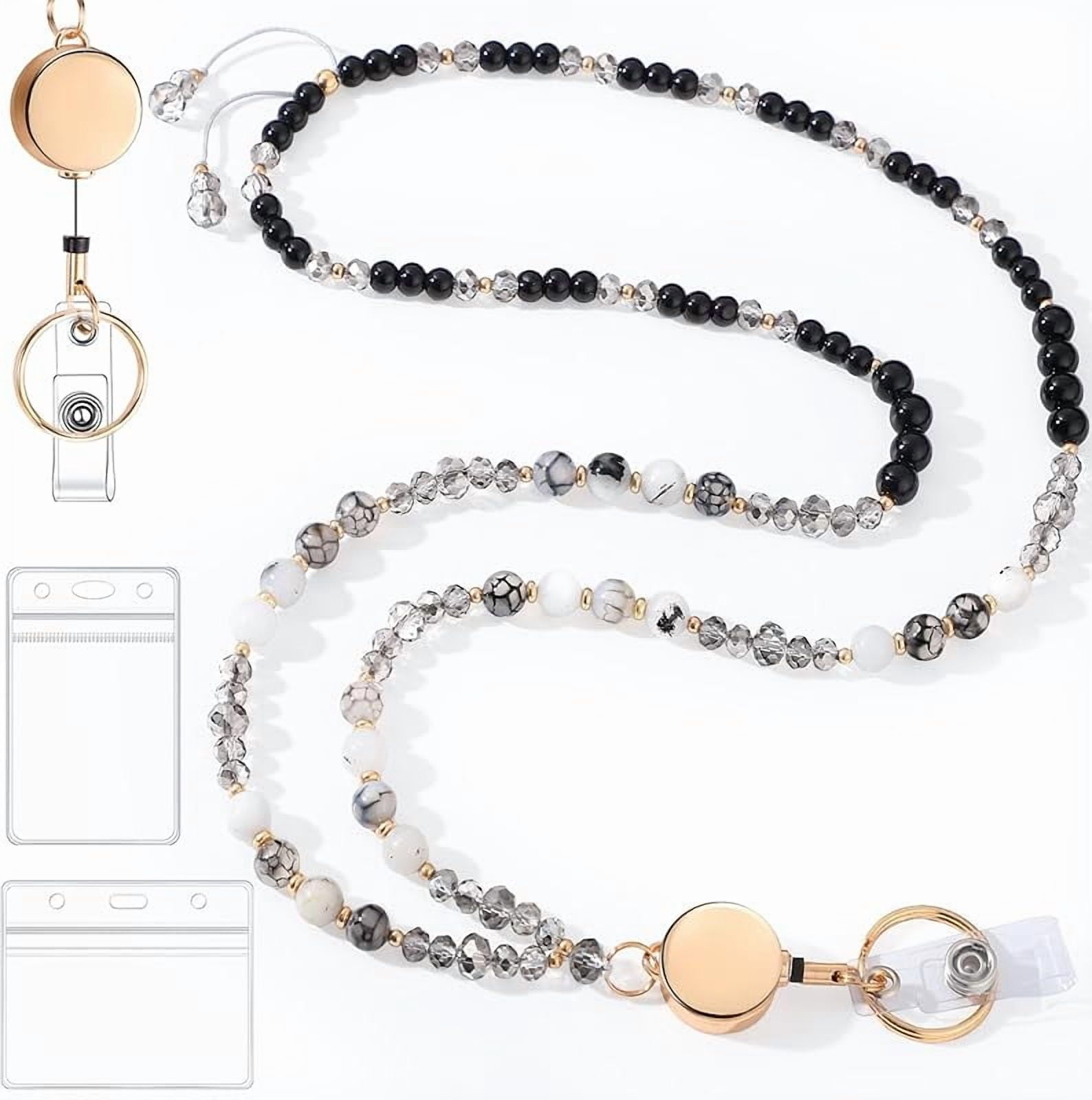 BESARME Retractable Lanyards for ID Badges Cute Teacher Lanyard with ID ...