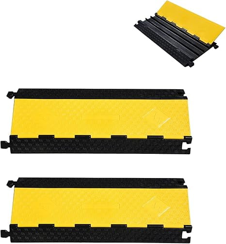 BESEA 2 Pack 17600 lbs Load Capacity Cable Ramps Cable Protector Ramp ...