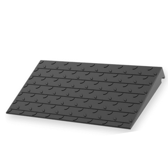 BESEA 2" inch Threshold Ramp Rubber Wheelchair Ramp, No-Slip Surface ...