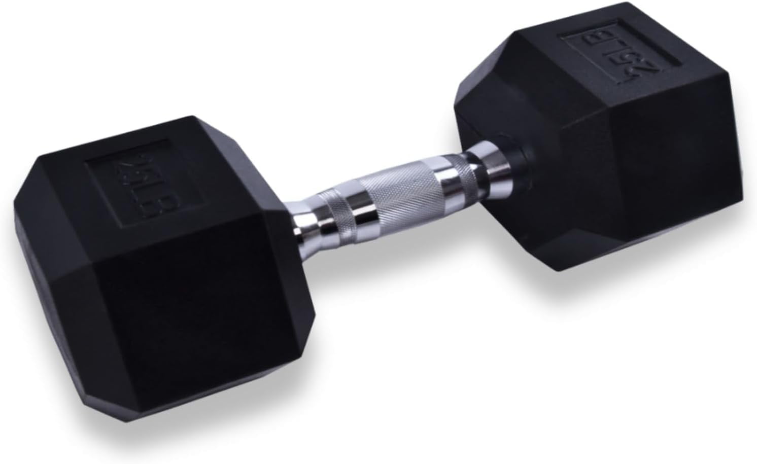 BESEA 20 to 45 Lbs Barbell (Single), Coated Rubber Hex Dumbbell, Hand ...