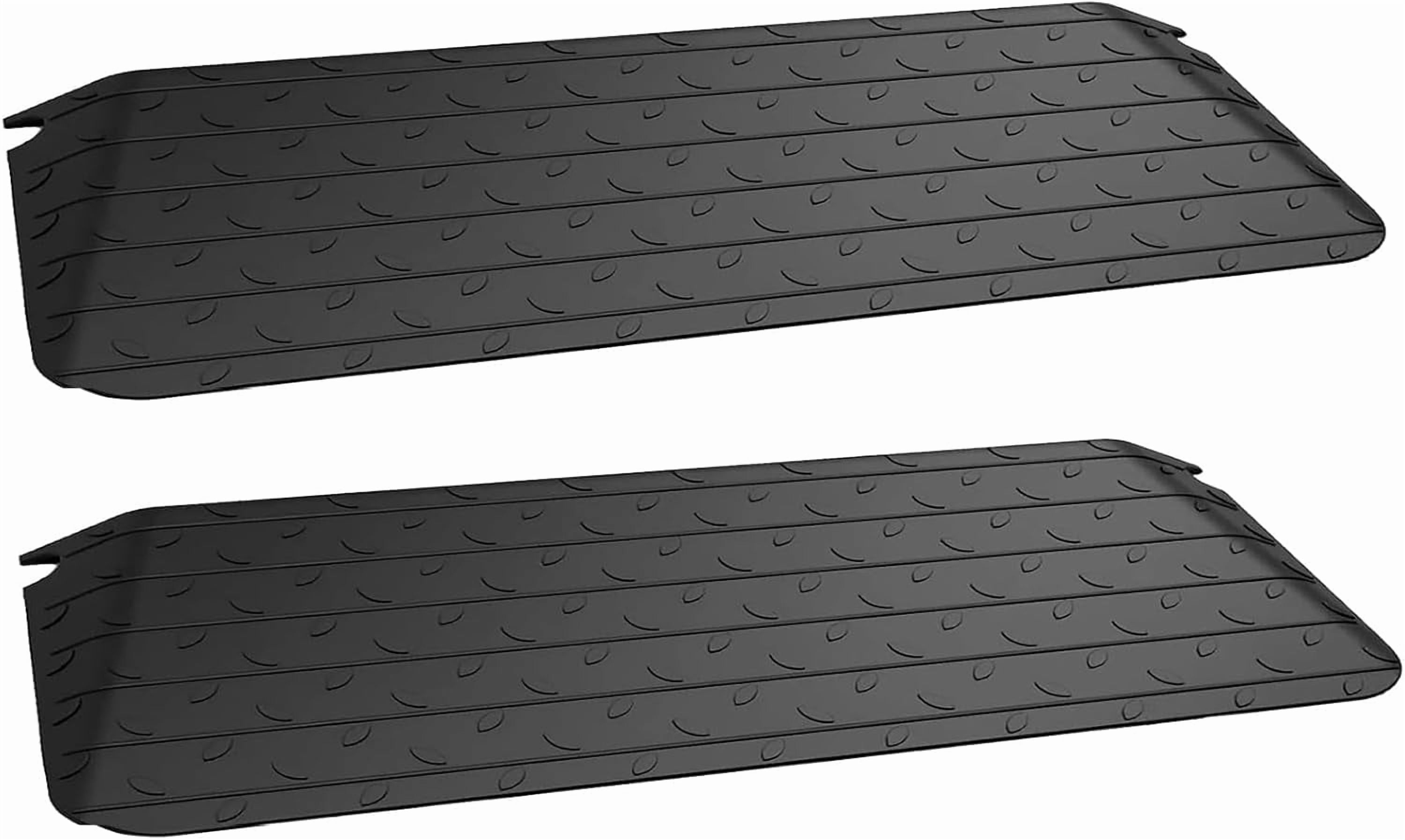 BESEA 2PACK 1" inch Rise Rubber Threshold Ramp Wheelchair Ramp for Home ...