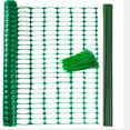 BESEA 2Pack 100' Feet Long Green Fence, 4' Height Plastic Snow Fence ...