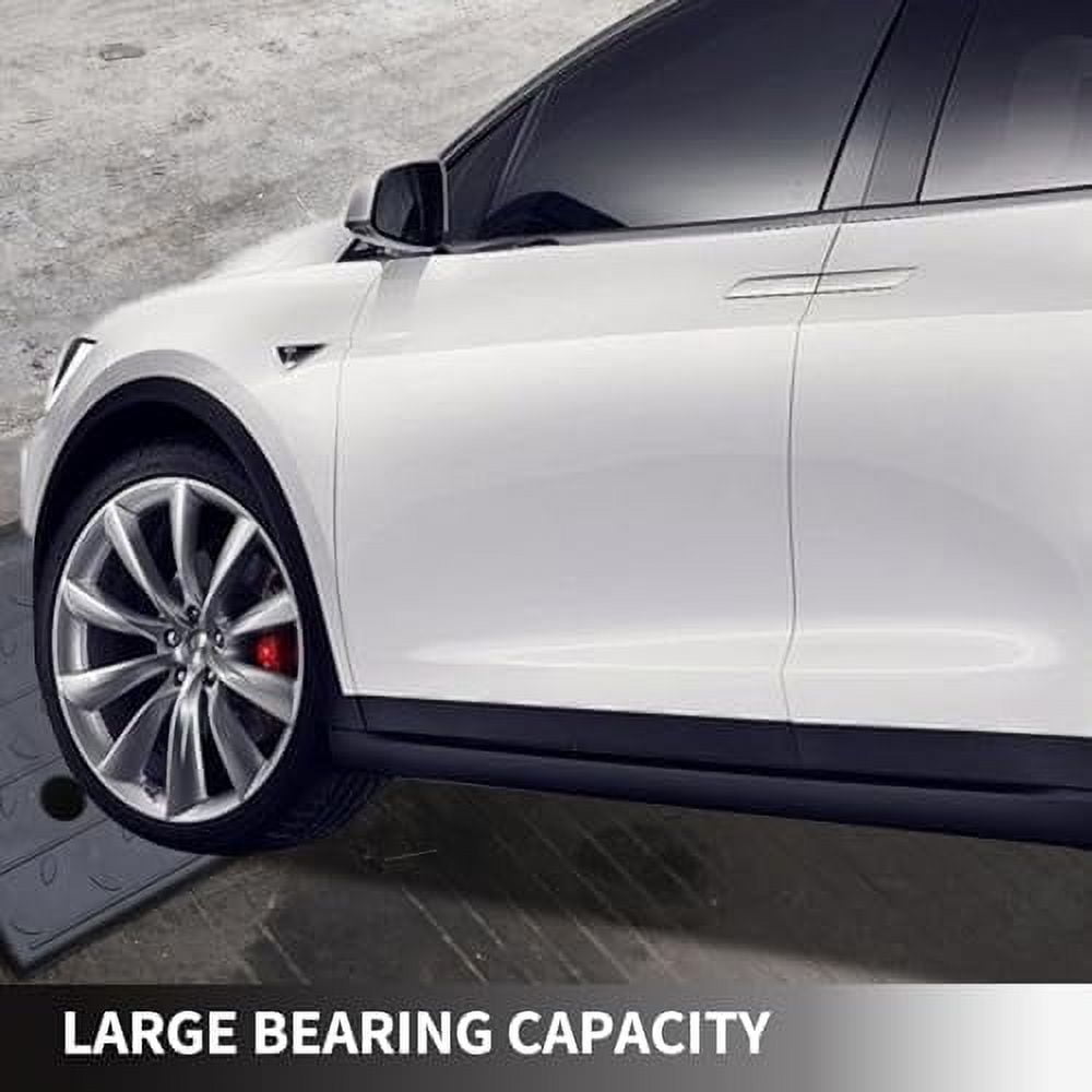 BESEA 2Pack Plastic Curb Ramp 5" inch High 17" Length for Driveway Curb ...