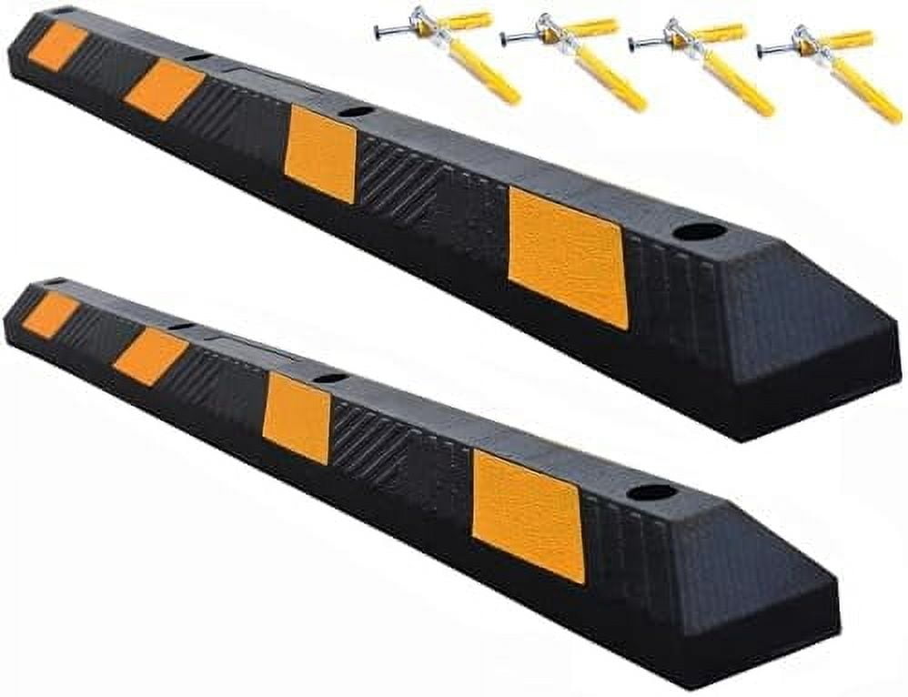 BESEA 2pcs Curb Parking Stoppers for Garage Bumpers Parking car - 72 ...
