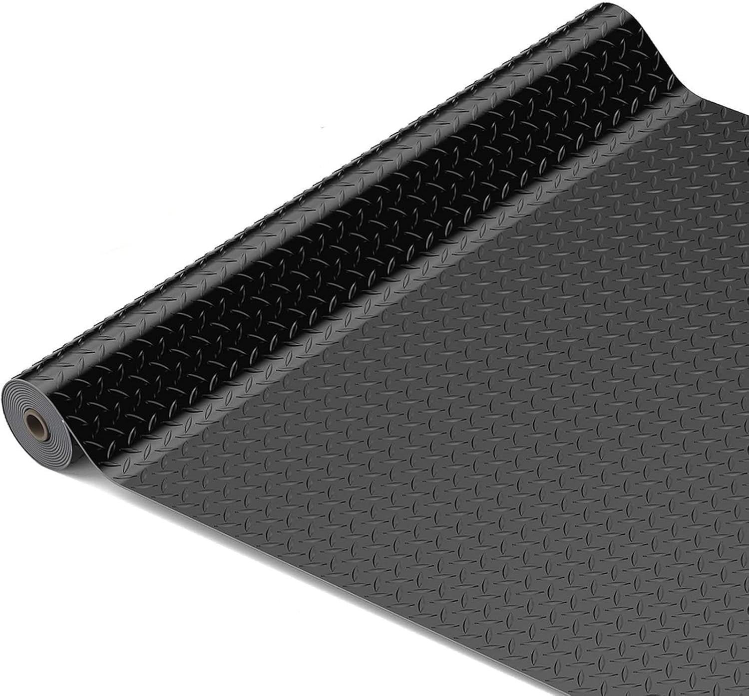 BESEA 4 x 10 FT Garage Floor Mat, Heavy Duty Diamond Plate Rubber ...