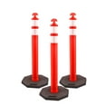BESEA Large Hazard Road 45" inch 3-Pack Traffic Delineator Post Cones ...