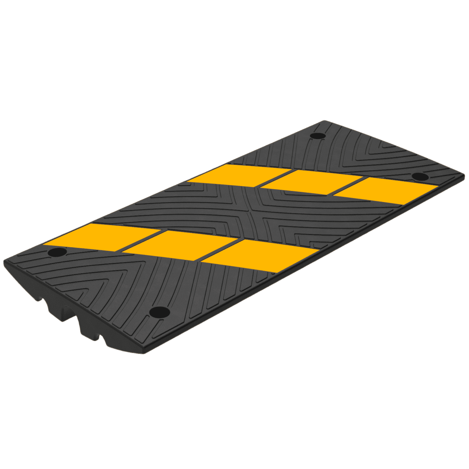 BESEA Rubber Curbside Bridge Ramp, 2.6 inch Rise Curb Ramps 30000 lbs ...