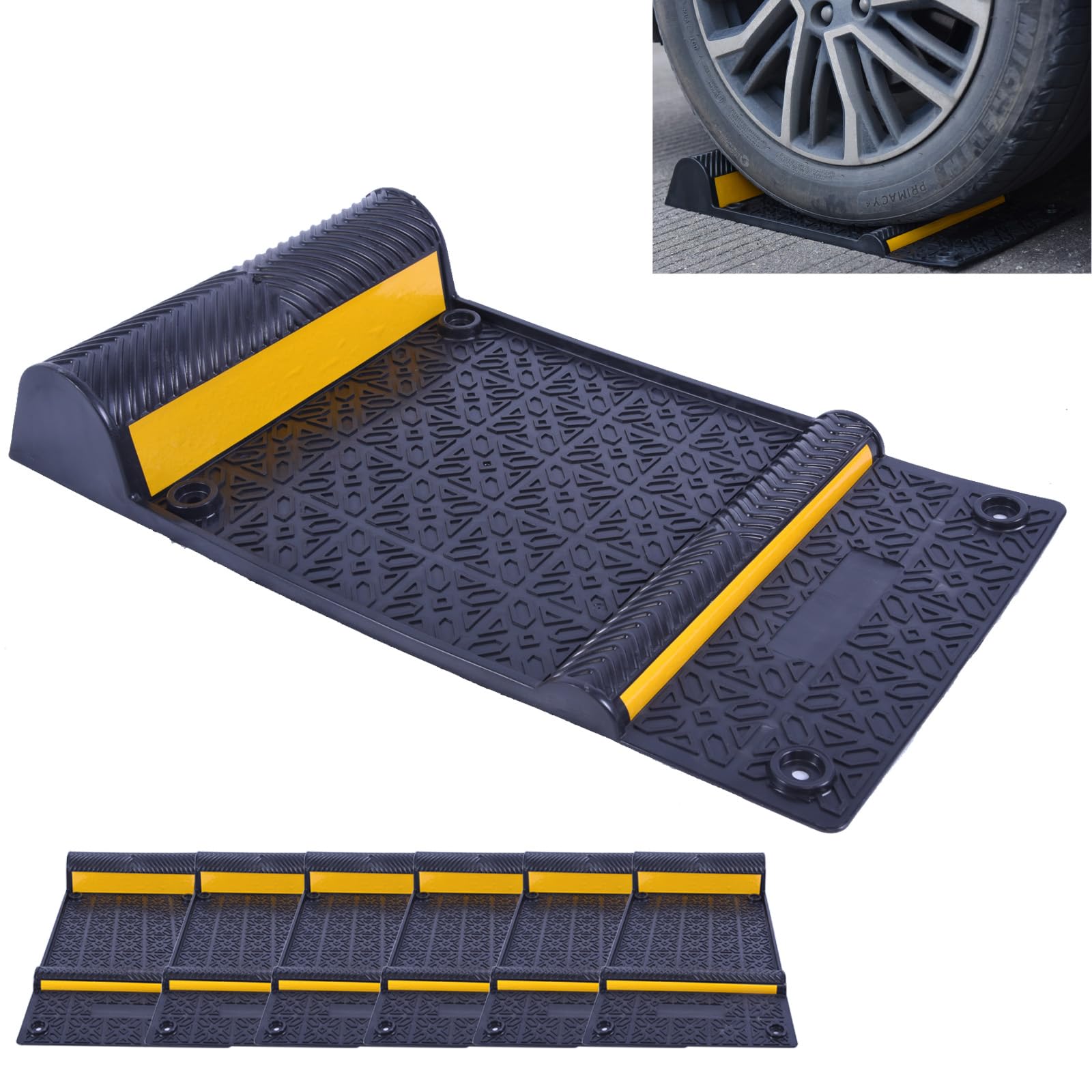 Maxsa® Innovations Maxsa® Innovations Park Right® Parking Mat (black ...
