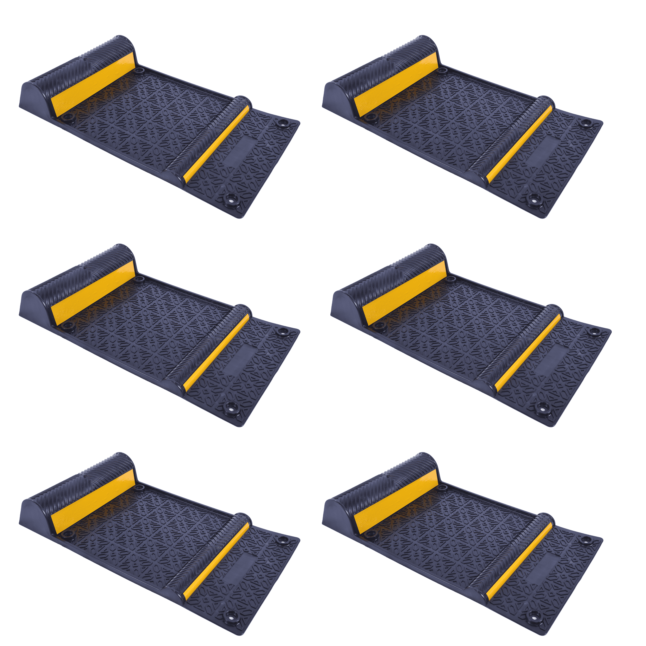 BESEA Car Parking Mat 6 Pack, PVC Parking Guide Mat for Indoor/Outdoor ...
