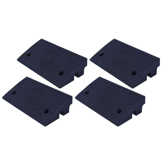 BESEA PVC Curb Ramp, 4 Inch Rise Heavy Duty Driveway Car Ramps for Car ...