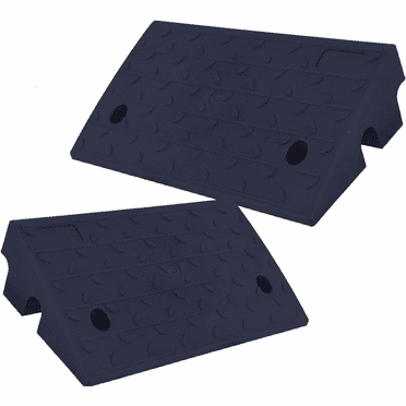 Rubber Curb Ramp 2 Pack, 4.3" Rise Height Ramps, Driveway Ramps with ...