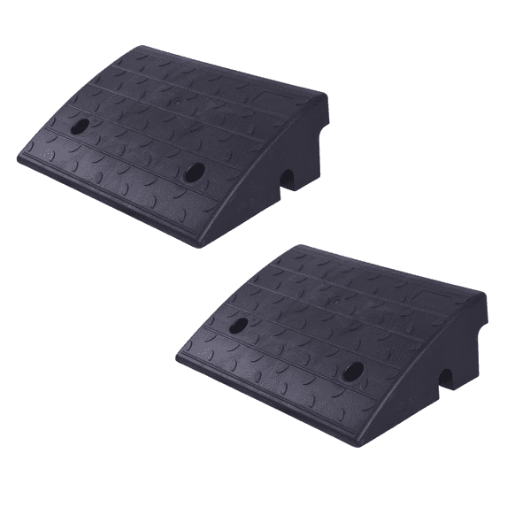 BESEA Rubber Curb Ramp for Driveway, 5 Inch Rise Height Threshold Ramps ...