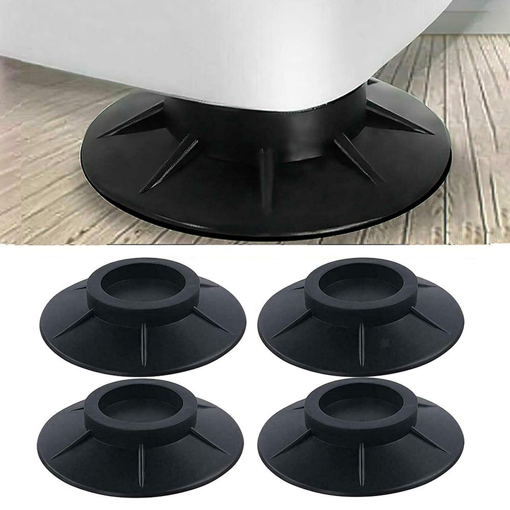 BESHOM 4Pcs Washing Machine Support Mat Anti-Vibration Leg Stopper Foot ...