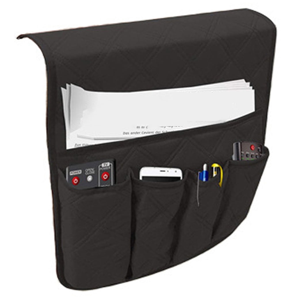 BESHOM 5 Pocket Sofa Chair Arm Rest Organiser Tray Armchair Storage Holder - Walmart.com