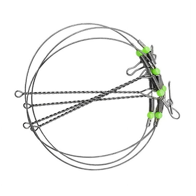 BESHOM Swivel String Hooks Balance Bracket Rigs Wire Leader Rope Line ...