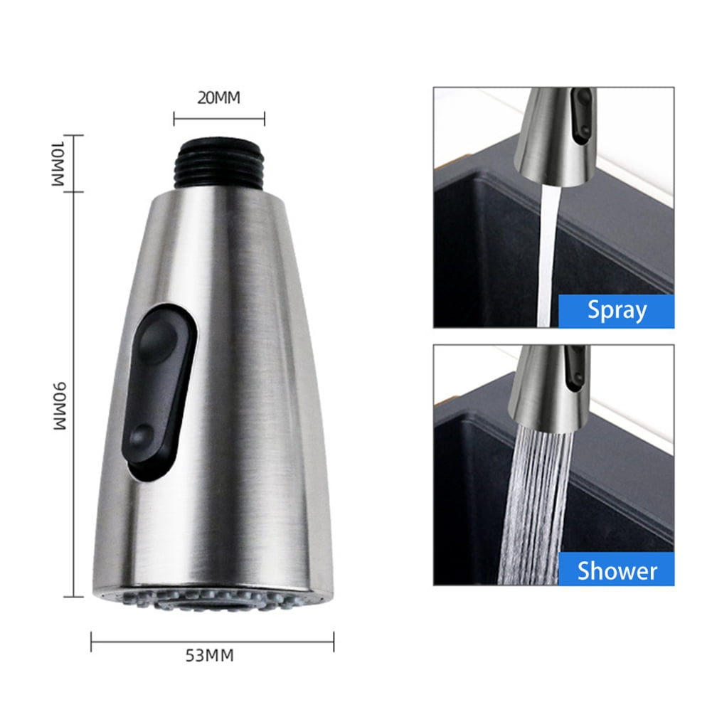 BESHOM Universal Kitchen Pull Out Spray Head Replacement Sink Faucet ...